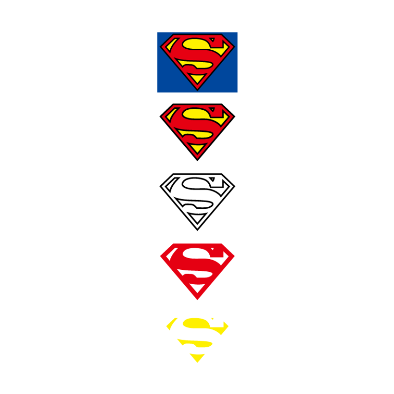 3 Colors Superman Logo – Download PNG,AI,EPS,SVG,PDF - Logoquake